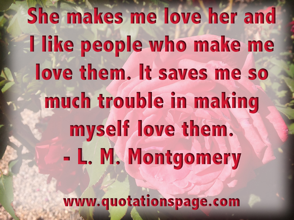 Lm Montgomery Quotes Best Quotes From Lucy Maud Montgomery